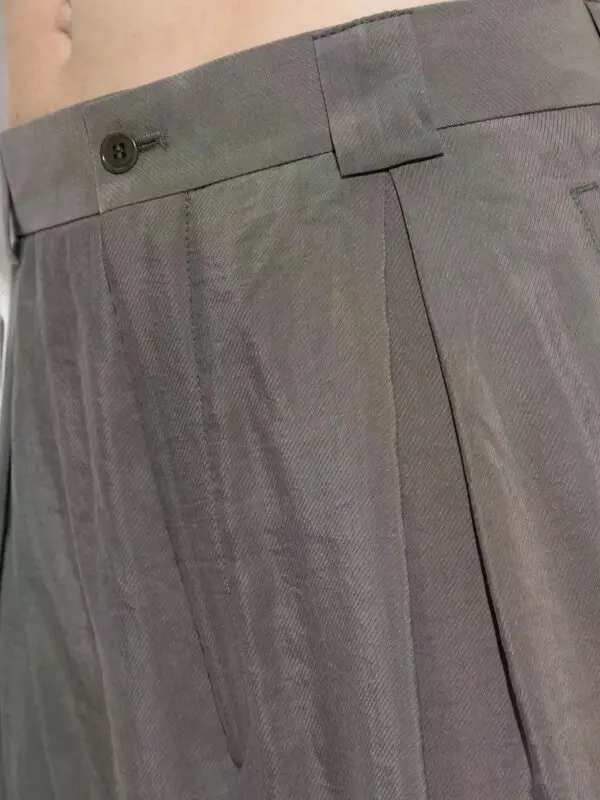 Giorgio Armani Pleated Straight-leg Trousers