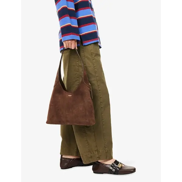 COACH Brooklyn 28 Suede Shoulder Bag