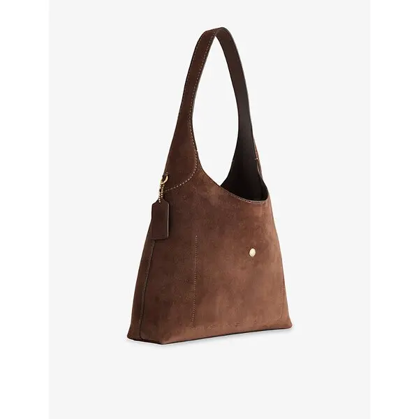 COACH Brooklyn 28 Suede Shoulder Bag