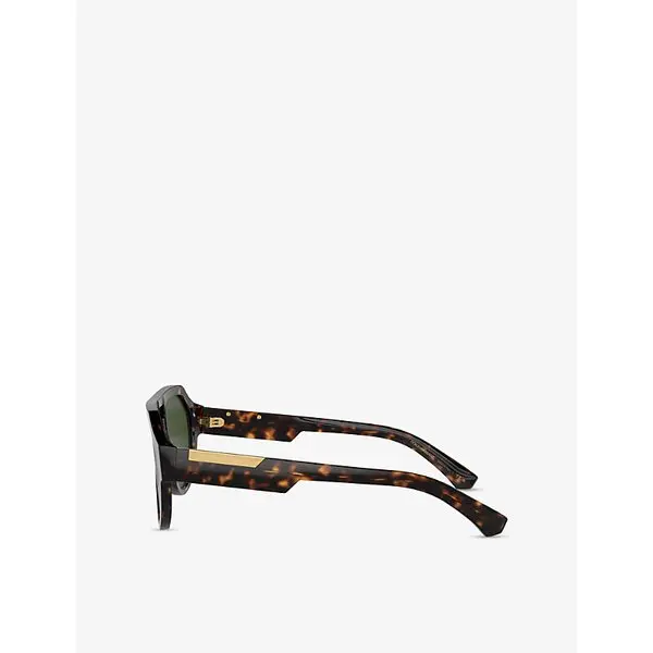 Dolce & Gabbana Dg4466 Square-frame Tortoiseshell Nylon Sunglasses