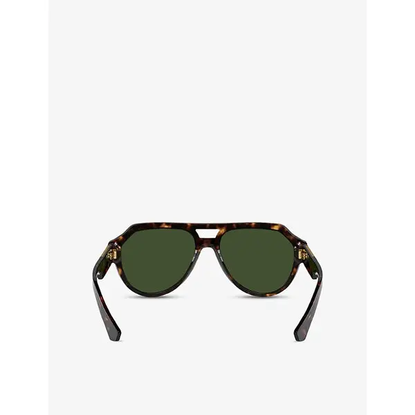 Dolce & Gabbana Dg4466 Square-frame Tortoiseshell Nylon Sunglasses