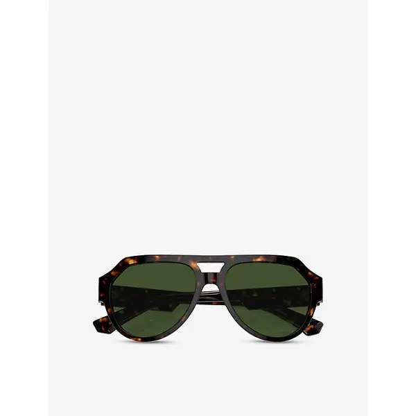 Dolce & Gabbana Dg4466 Square-frame Tortoiseshell Nylon Sunglasses
