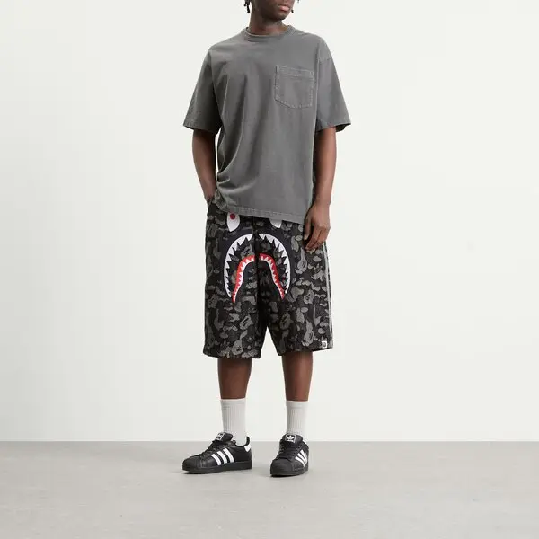 Adidas X A Bathing Ape Denim Jorts