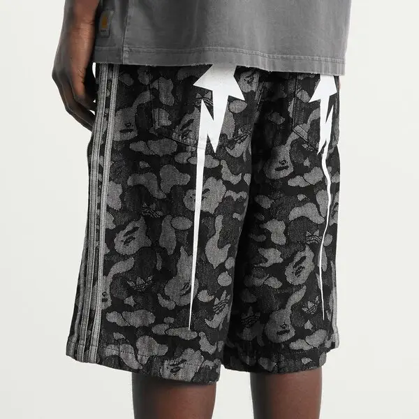 Adidas X A Bathing Ape Denim Jorts