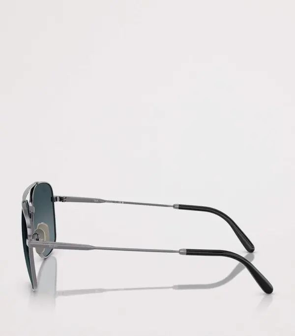 Ray-ban Titanium William Square Sunglasses