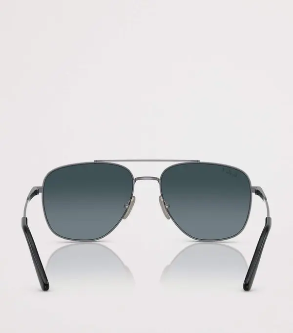 Ray-ban Titanium William Square Sunglasses
