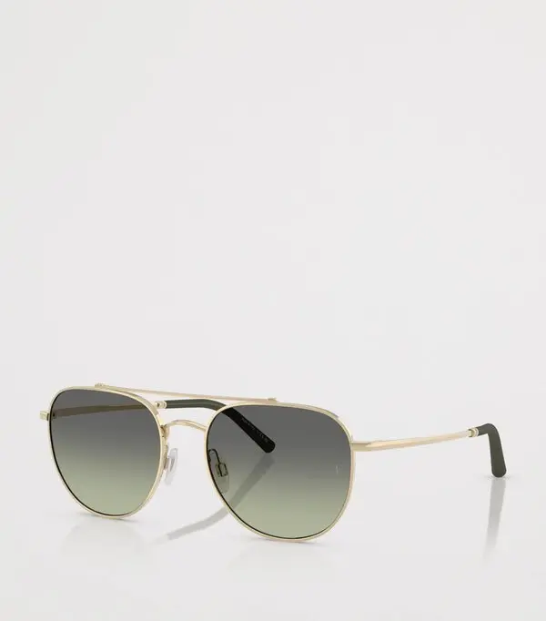 Oliver Spencer X Roger Federer Metal R-10 Aviator Sunglasses