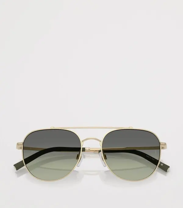 Oliver Spencer X Roger Federer Metal R-10 Aviator Sunglasses