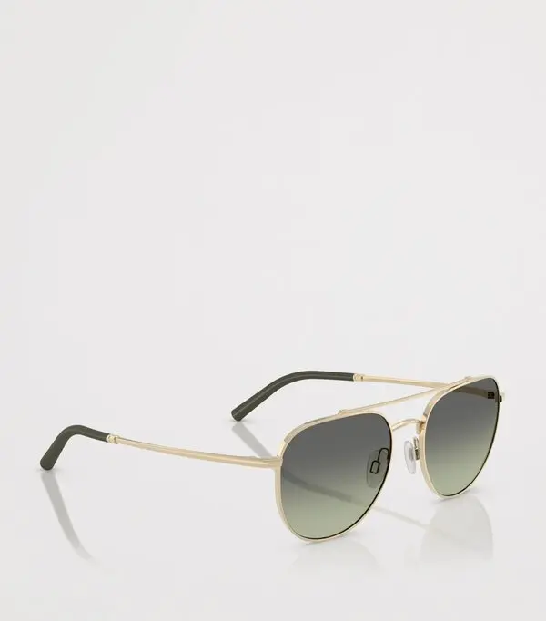 Oliver Spencer X Roger Federer Metal R-10 Aviator Sunglasses