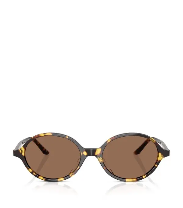 Oliver Spencer X Khaite 2000c Oval Sunglasses - Brown