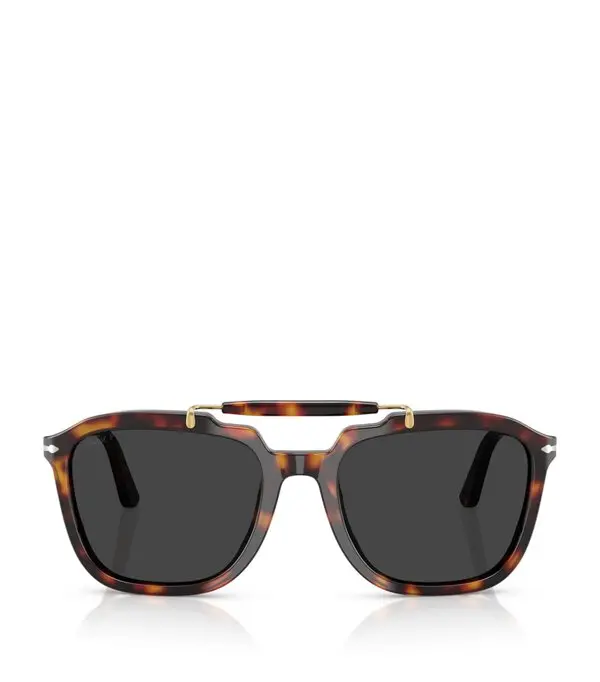 Persol Senna Series Square Sunglasses - Brown