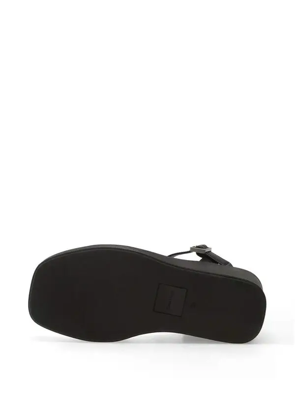Calvin Klein Logo-embroidered Wedge Sandals