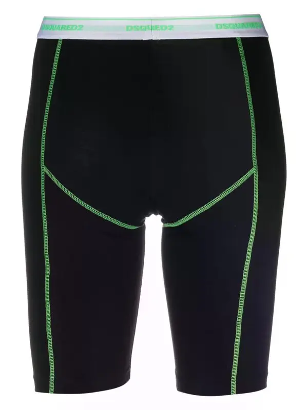 Dsquared2 Logo-waistband Mid-thigh Shorts