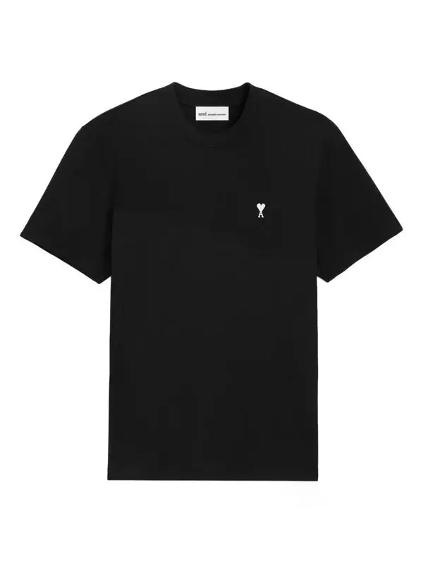 AMI Paris De Coeur T-shirt - Black