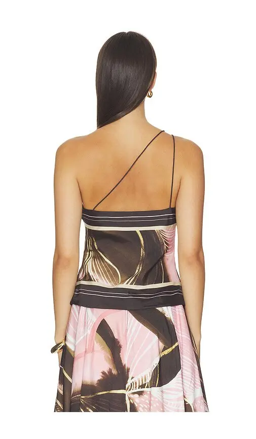 AMUR Lyra Scarf Tie Top In . Also