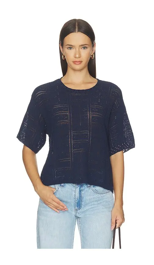 Rag & Bone Morgan Crew Tee In . Also - Navy