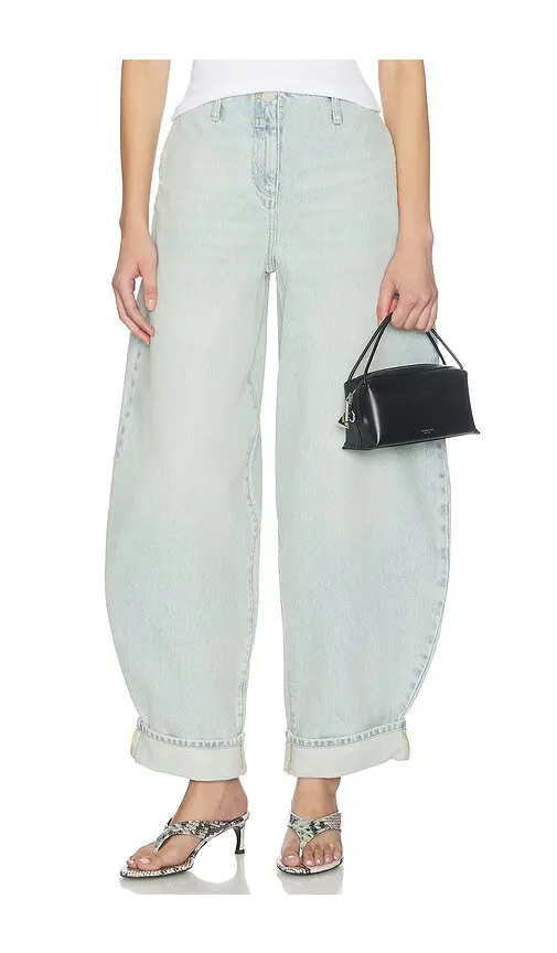 ALIGNE Christina Barrel Leg Jean - Blue