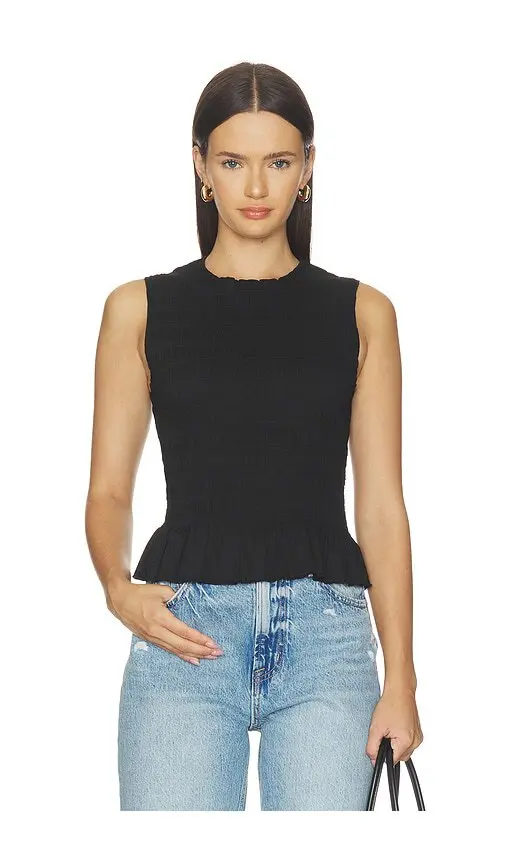 PISTOLA Phoebe Smocked Tank In . Also - Black