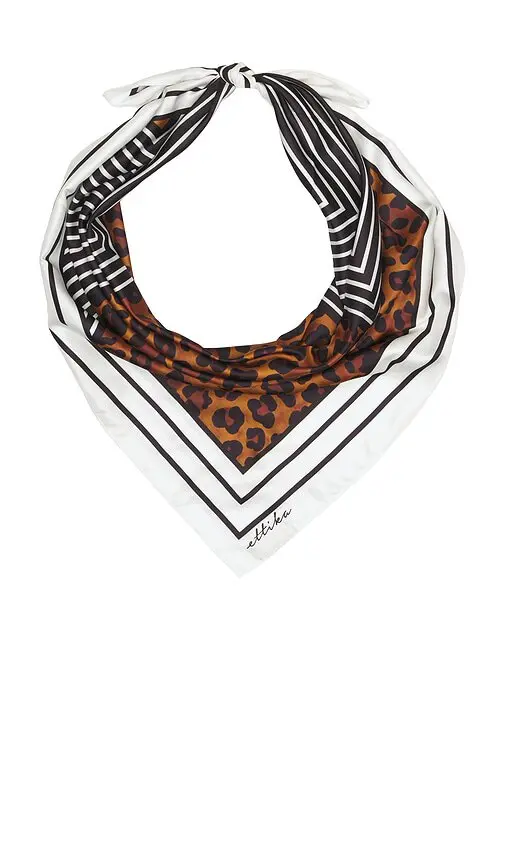 Ettika Leopard Stripe Scarf