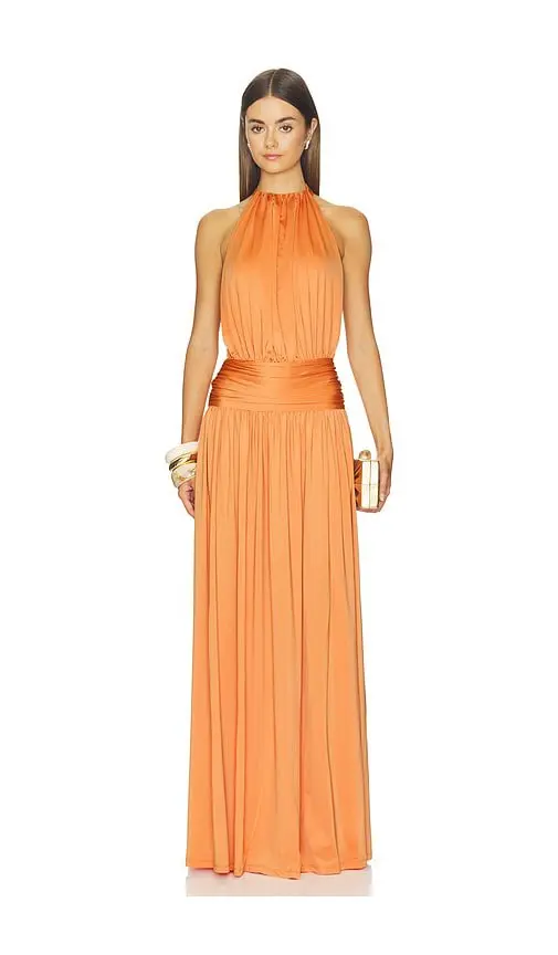 Arcina Ori Santina Dress In . Also - Orange
