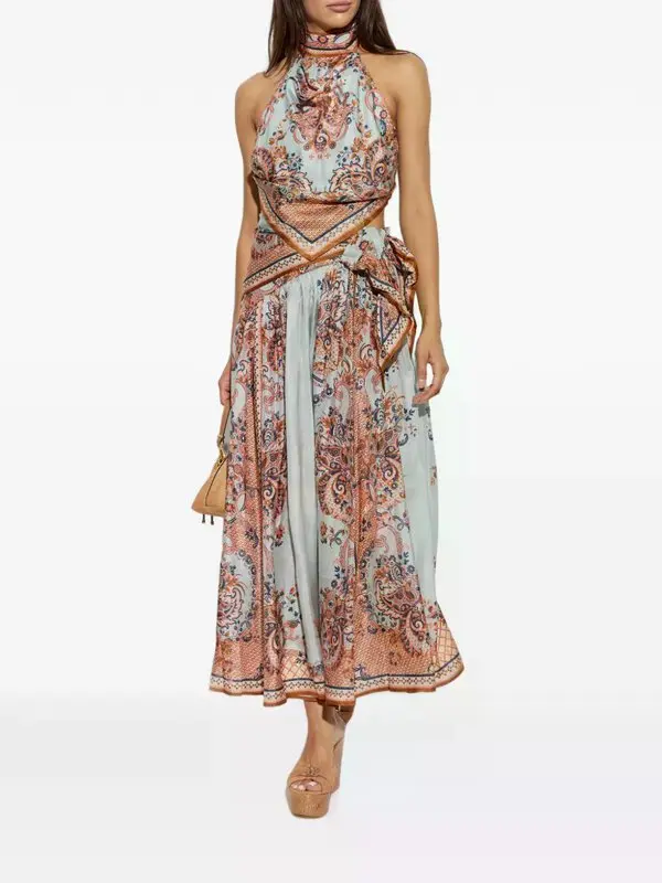 Zimmermann Aster Paisley-print Top
