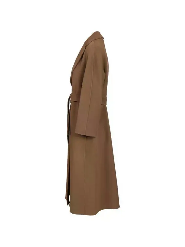 Max Mara Belted Wool Coat - Brown
