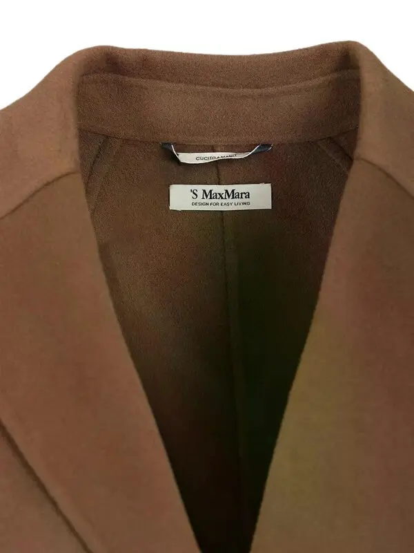 Max Mara Belted Wool Coat - Brown