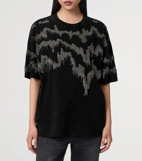 ALLSAINTS Embellished Maia Etta T-shirt