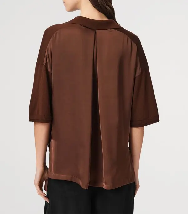 ALLSAINTS Wool Bern Polo Shirt