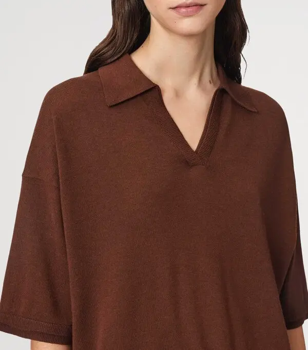 ALLSAINTS Wool Bern Polo Shirt