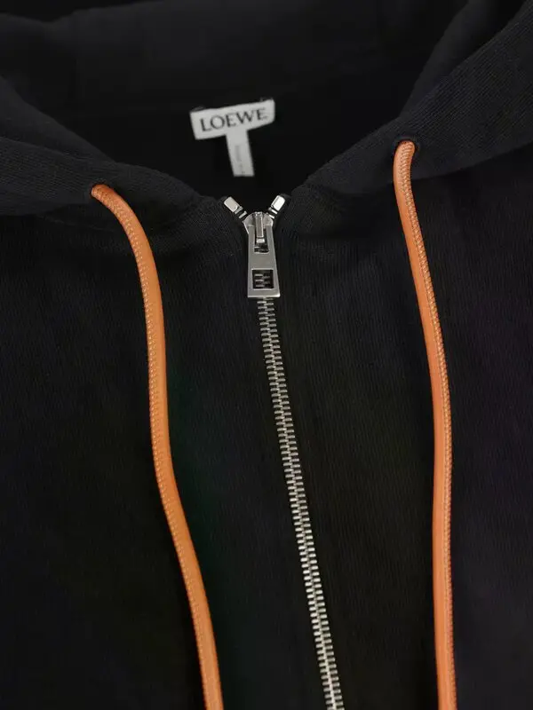 Loewe Anagram-embroidered Zip-up Hoodie