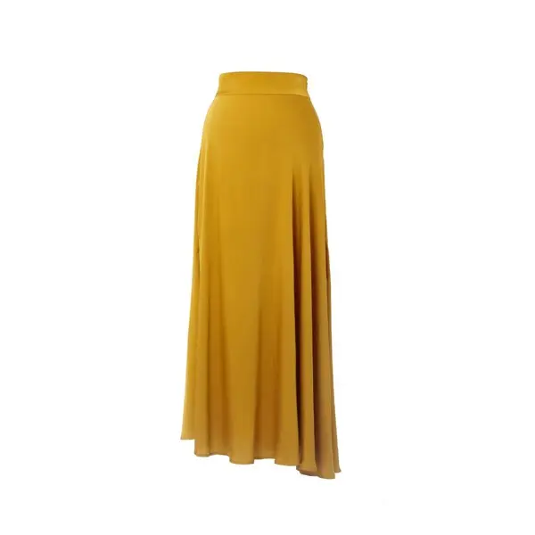 SANCTUMUM Hexa Satin Skirt - Gold