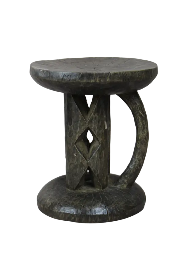 Botanical Boys Tonga Stool One Seven Two Fifteen - Brown