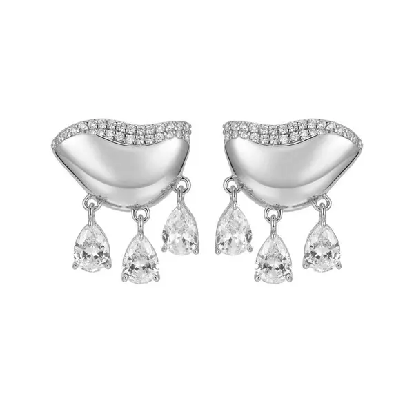 ZEPPLIN THE LABEL Aphrodite Earrings - Silver