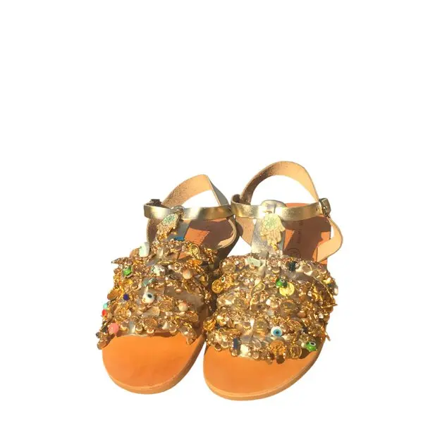 SIBYLLA DELPHICA Charisma Jewelled Sandals - Gold