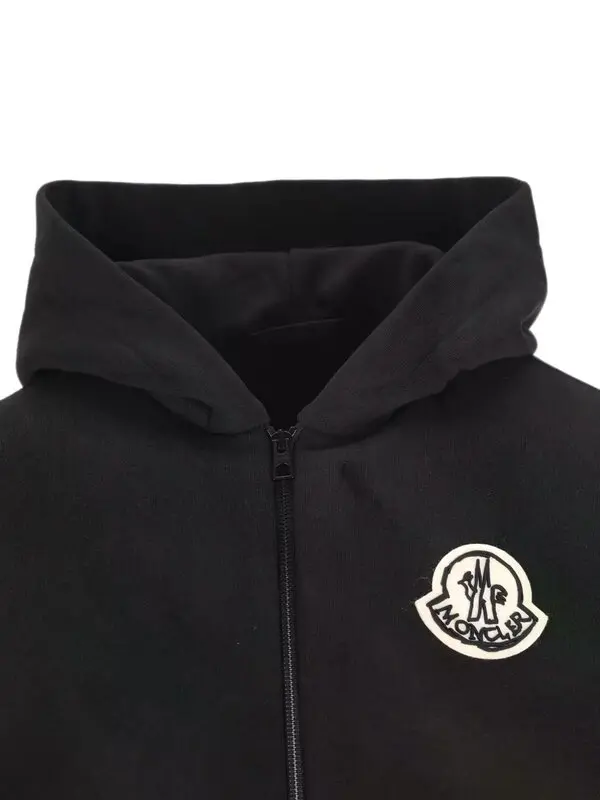 Moncler Logo-patch Zip-up Hoodie