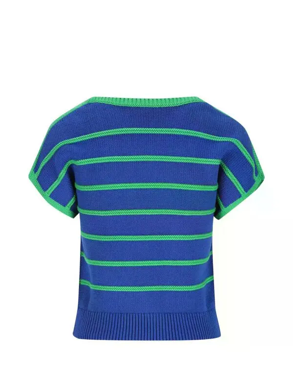 Loewe Striped Anagram-embroidered Sweater
