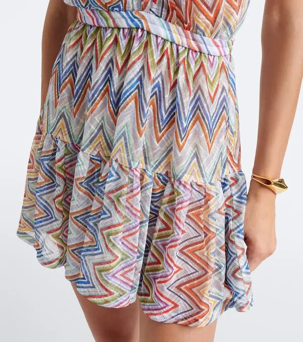 Missoni Zigzag Halterneck Minidress