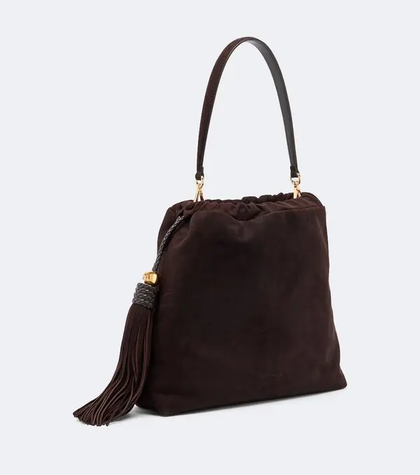 Etro Kalispera Medium Suede Shoulder Bag
