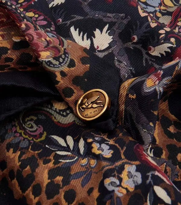 Etro Printed Silk Scarf