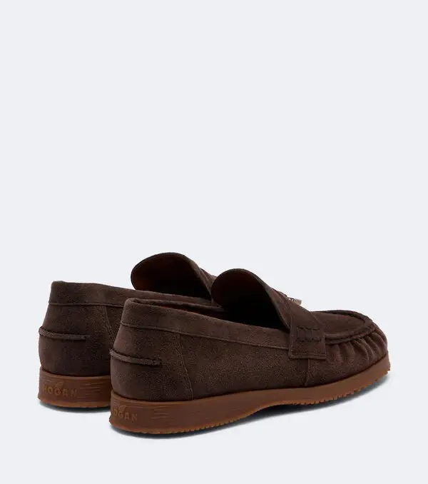Hogan Traditional Suede Loafers