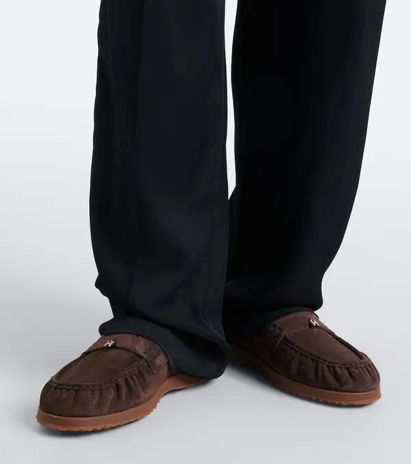 Hogan Traditional Suede Loafers