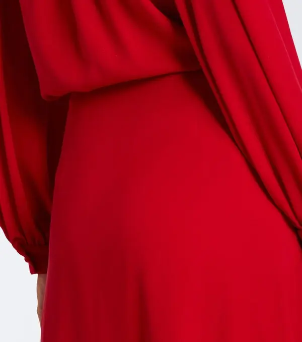 Valentino Garavani Silk Georgette Midi Skirt