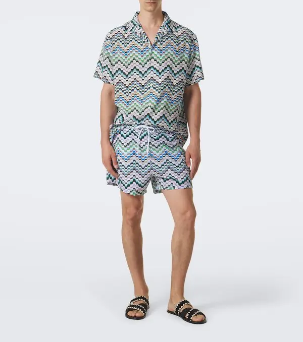 Missoni Greek Key Bowling Shirt
