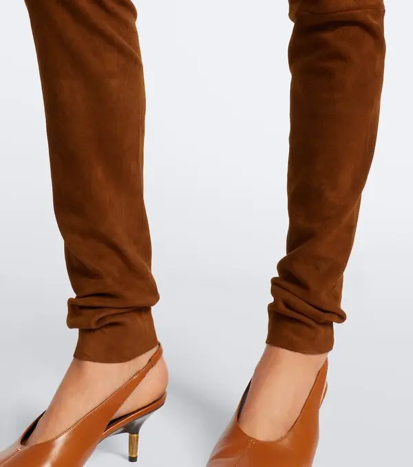 Stouls Carolyn Suede Leggings - Brown