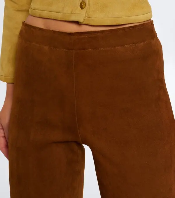 Stouls Carolyn Suede Leggings - Brown