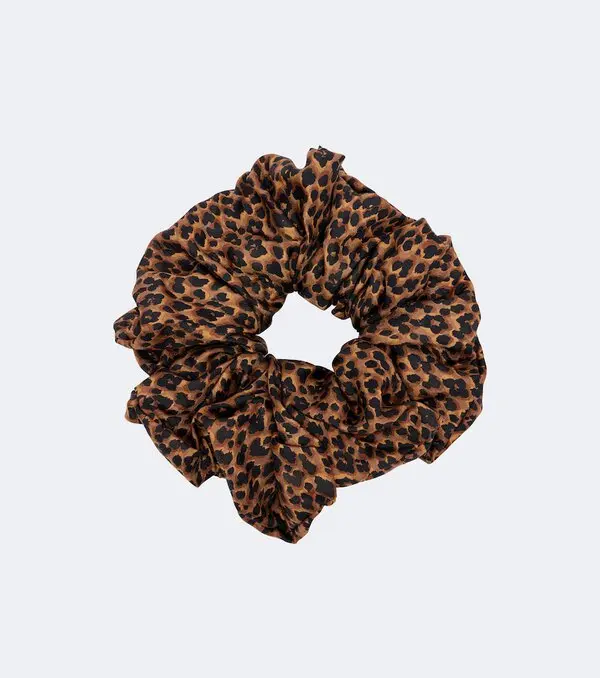 Etro Leopard-print Scrunchie - Beige