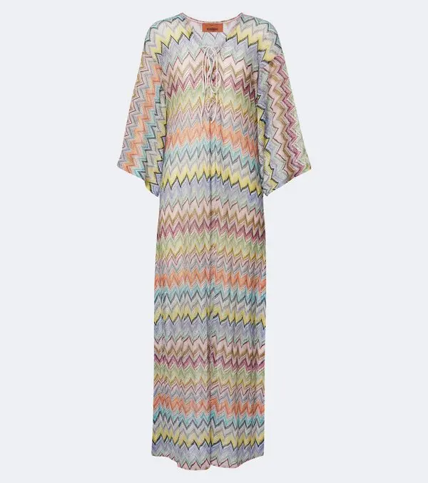 Missoni Zigzag Lame Kaftan - Multicoloured