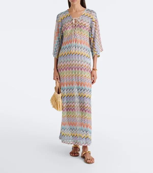 Missoni Zigzag Lame Kaftan