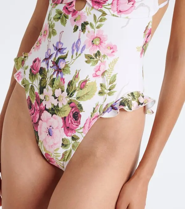 MONTCE Devin Floral Ruffled Swimsuit